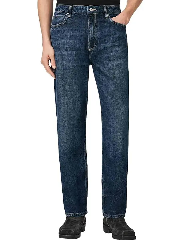 ALLSAINTS Reid Straight Fit Jeans - Dark Indigo