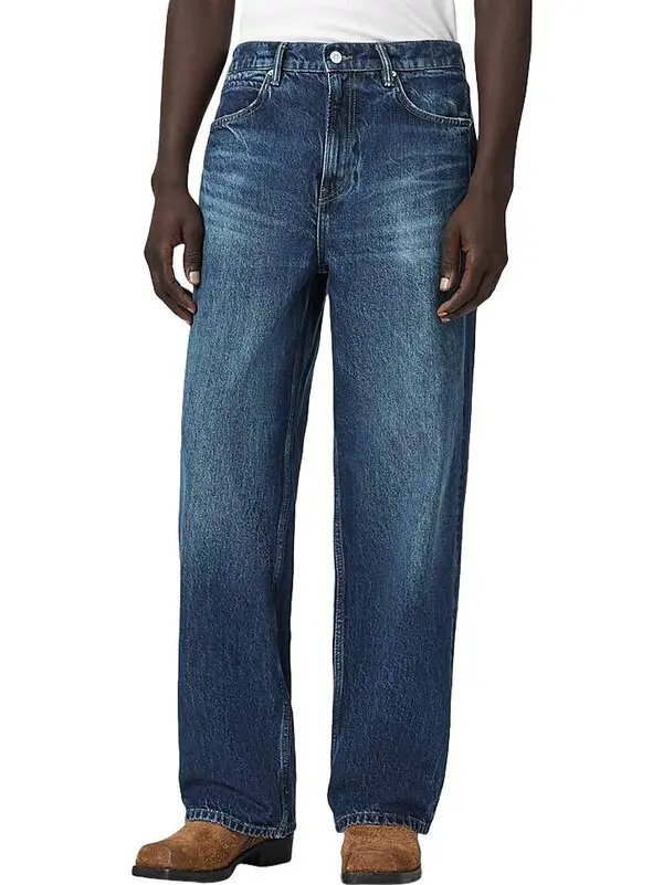 ALLSAINTS Lenny Wide Leg Fit Jeans - Dark Indigo