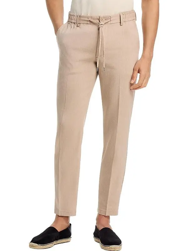 BOSS H-kane Modern Regular Fit Pants - Open Beige