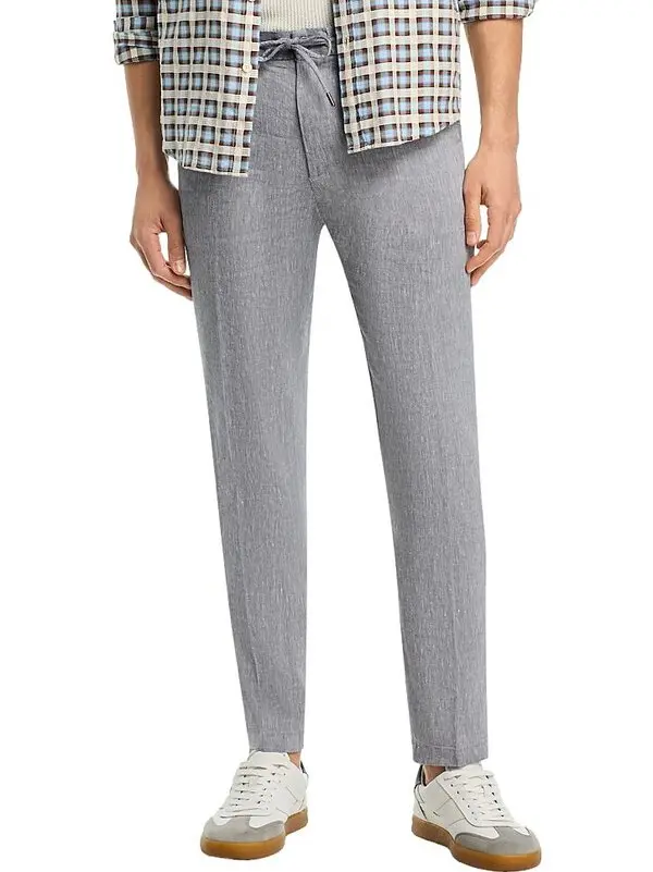 BOSS H-kane Modern Regular Fit Pants - Open Blue