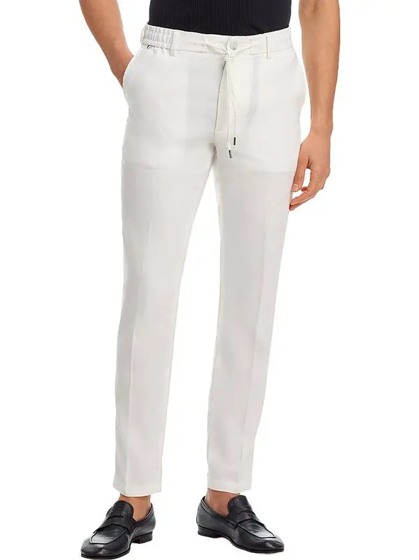 BOSS H-kane Modern Regular Fit Pants - White