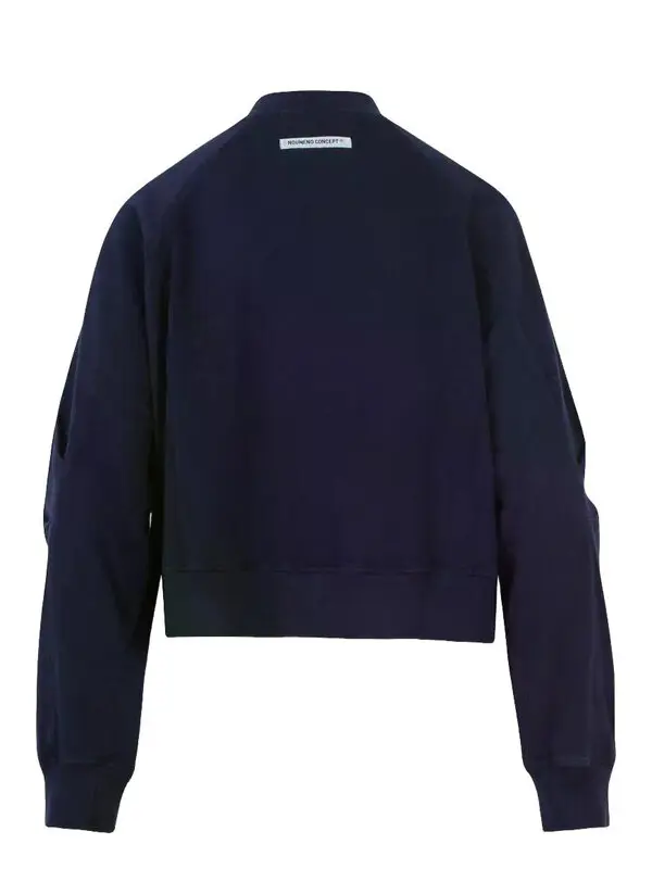 NOUMENO CONCEPT Logo-patch Bomber Jacket - Blue