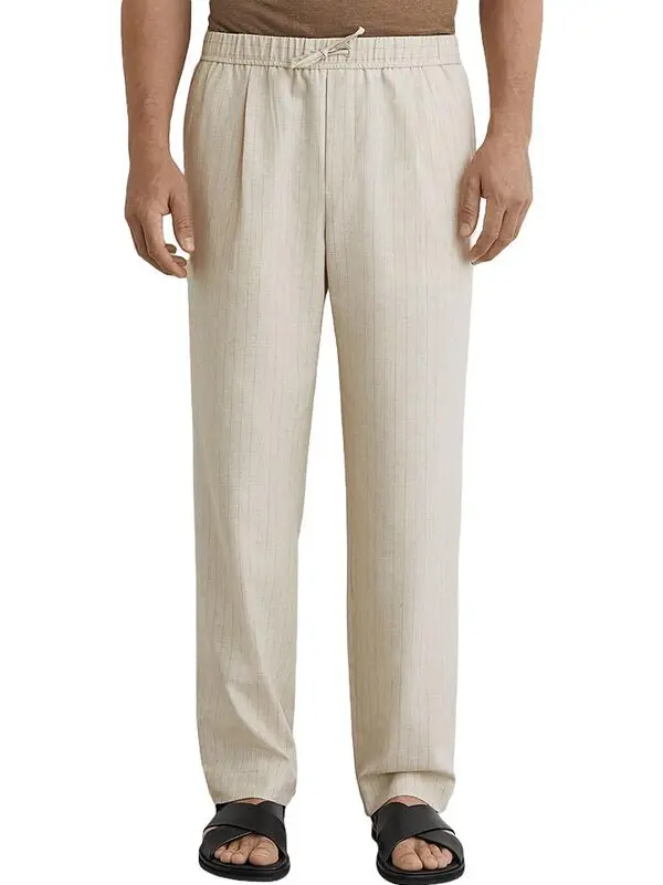 REISS Slayman Trousers - Off White