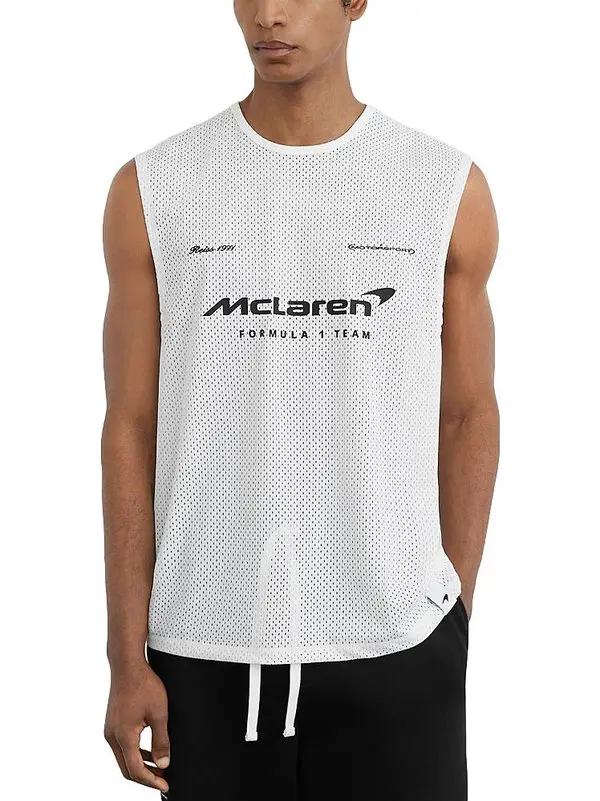 REISS X Mclaren Formula 1 Team Sleeveless T-shirt - White