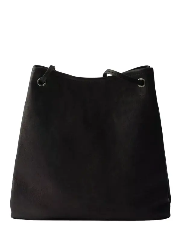 Prada Route Large Leather Bag - Black