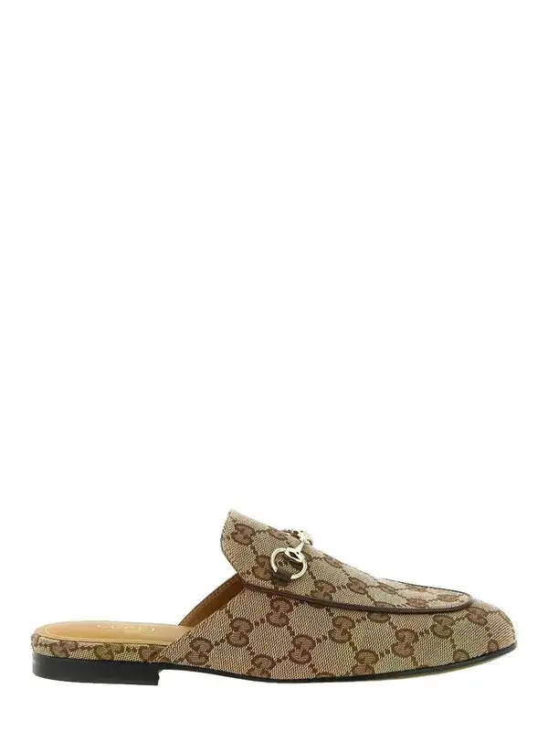 Gucci Princetown Horsebit Mules - Neutrals
