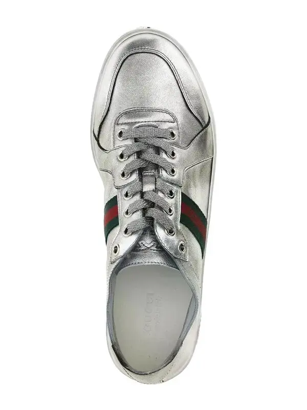 Gucci Stretch Low-top Sneakers - Silver