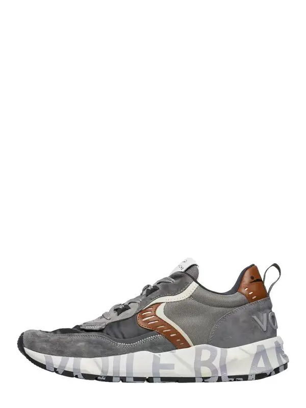 VOILE BLANCHE Club01 Logo Print Sneakers - Grey