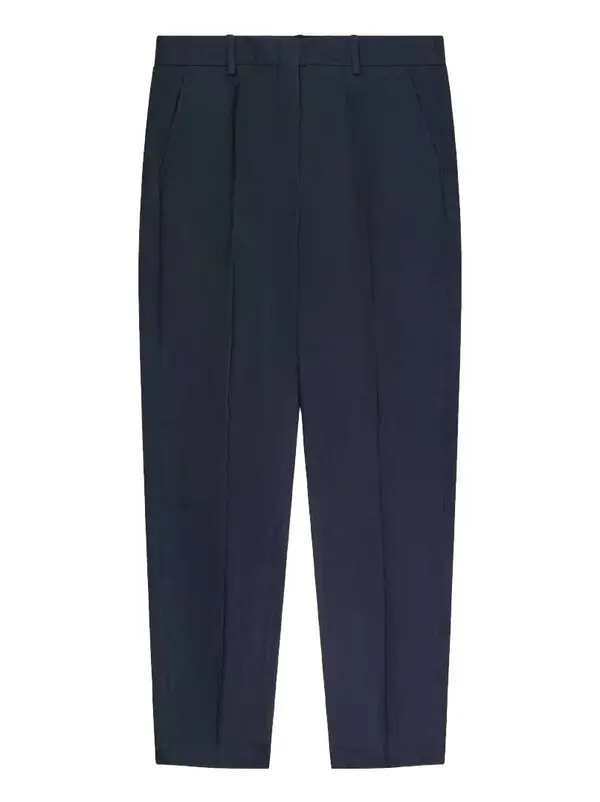 SLOWEAR Regular-fit Poplin Trousers - Blue