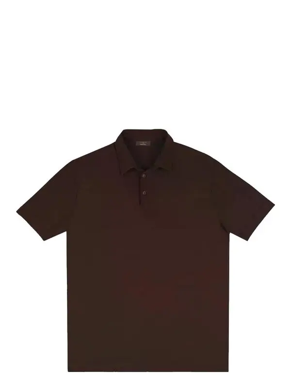 SLOWEAR Ice Short-sleeve Polo Shirt - Brown