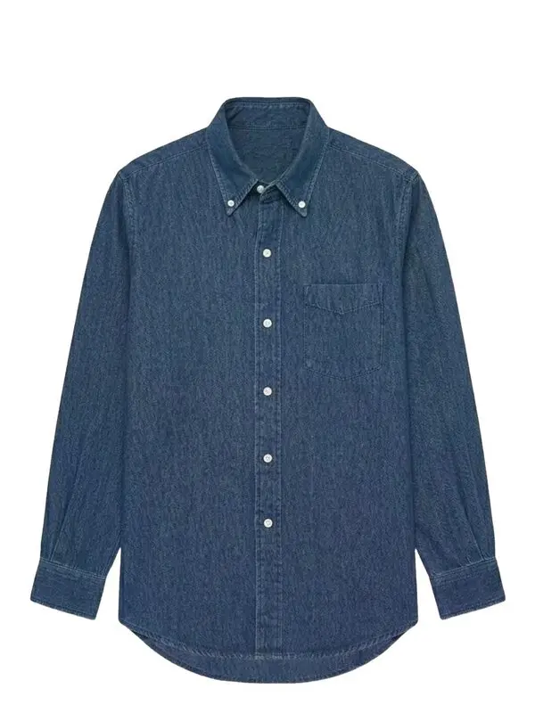 FORTELA King Button-down Shirt - Blue