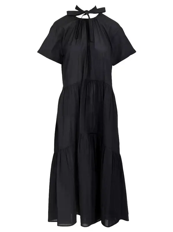 Max Mara Alloro Tiered Dress - Blue