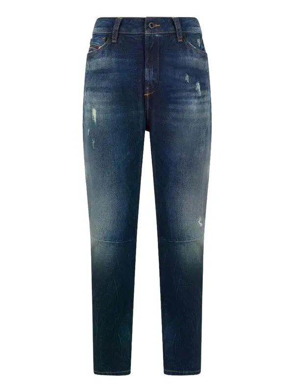 DIESEL® Washed Distressed Jeans - Blue