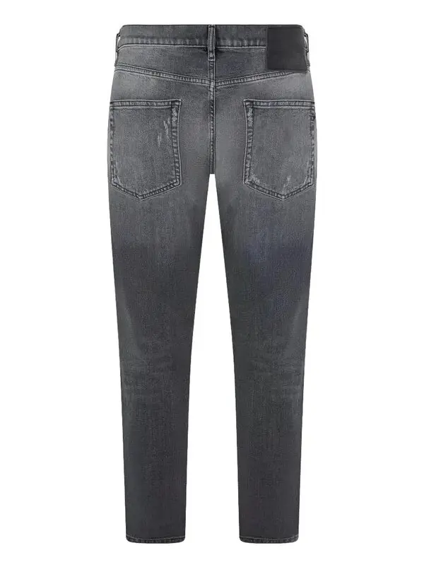 DIESEL® Distressed Slim-fit Jeans - Grey
