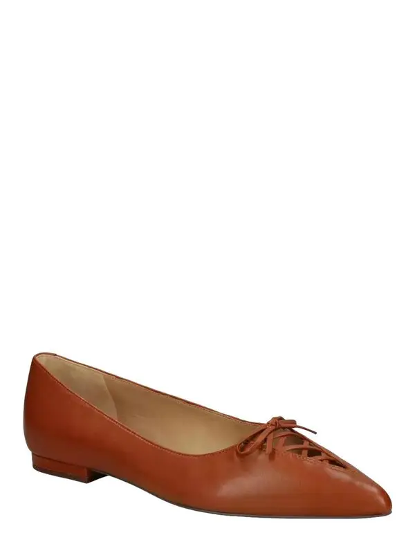 Ralph Lauren Lace-up Ballet Flats - Neutrals