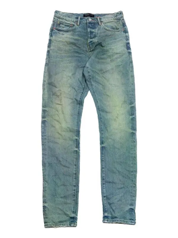 PURPLE BRAND Distressed Faded Jeans - Blue