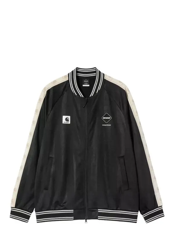 Carhartt Work In Progress X F.c. Real Bristol Varsity Jacket - Black