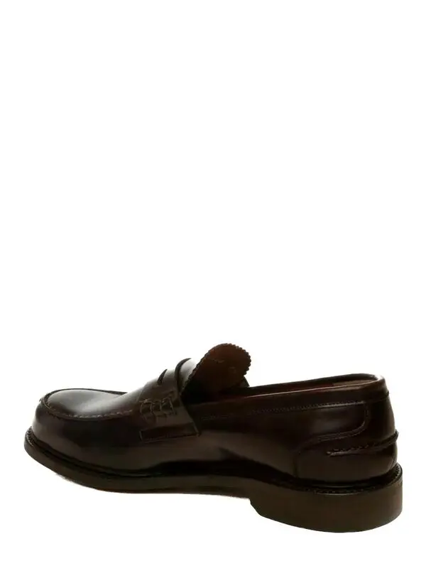 BERWICK 1707 Serrated-edge Penny Loafers - Brown