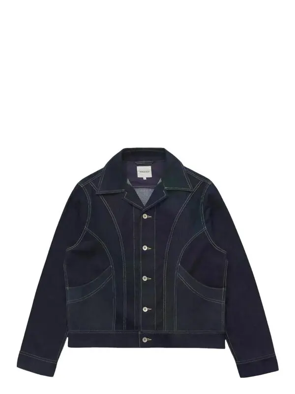 NICHOLAS DALEY Rebel Panelled Jacket - Blue