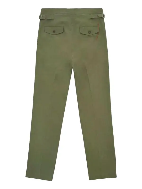 FORTELA Oklahoma Pleated Trousers - Green
