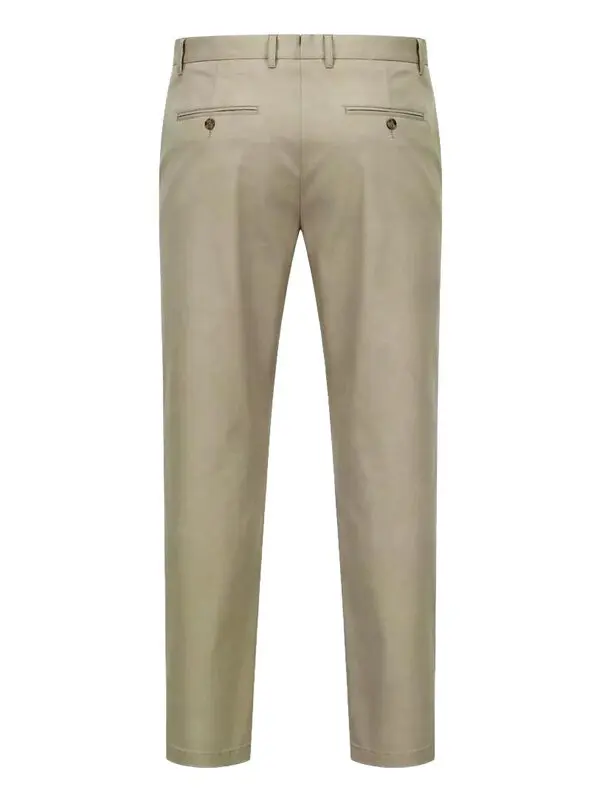 BOSS Button-fastening Chinos Trousers - Neutrals