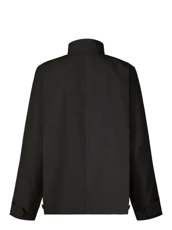Issey Miyake High-neck Button-cuff Jacket - Black