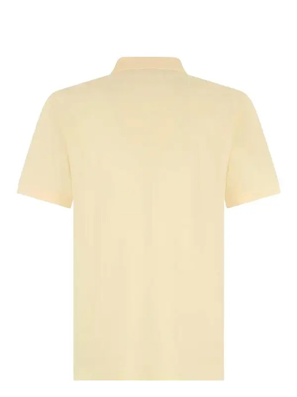 Gant Logo-embroidered Cotton Polo Shirt - Yellow
