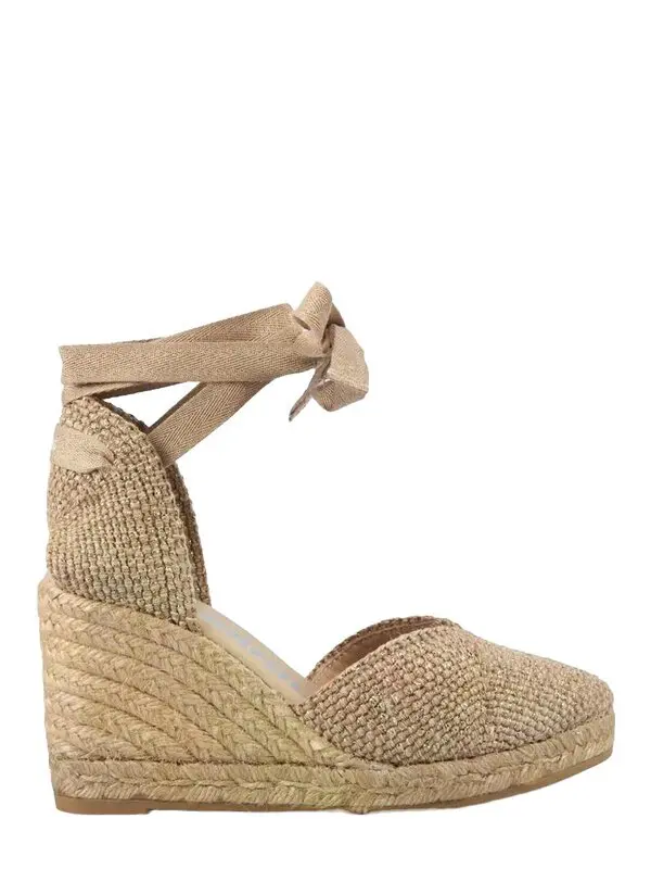 ESPADRILLES Cof Hilo Woven Ankle-tie - Neutrals
