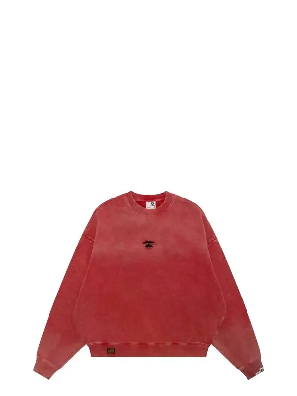 AAPE BY *A BATHING APE Crew Neck Sweatshirt - Red