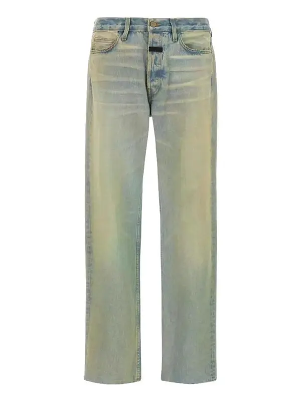 Fear Of God 8th Collection Faded Effect Denim Jeans - Blue