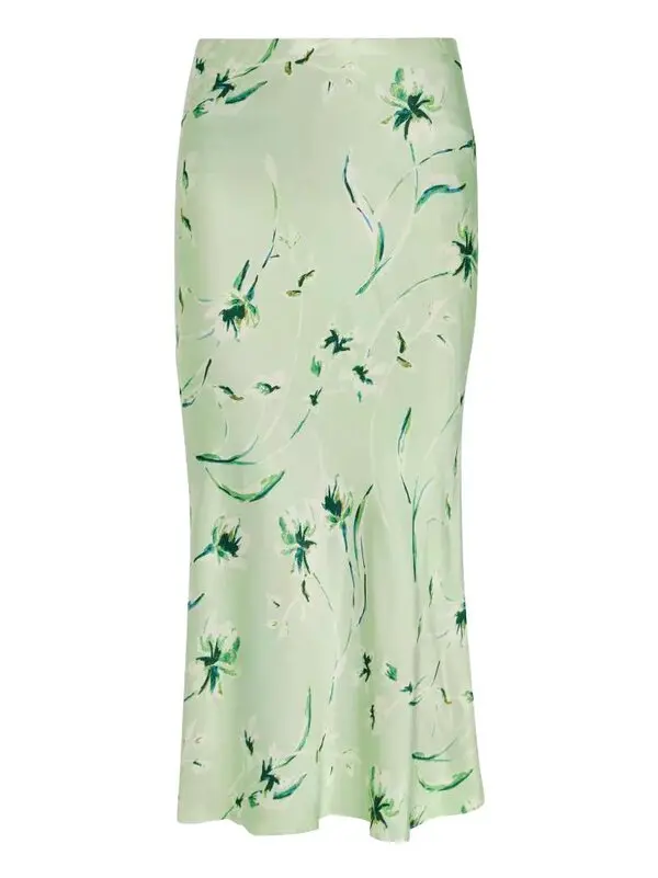 Rails Anya Floral-print Skirt - Green