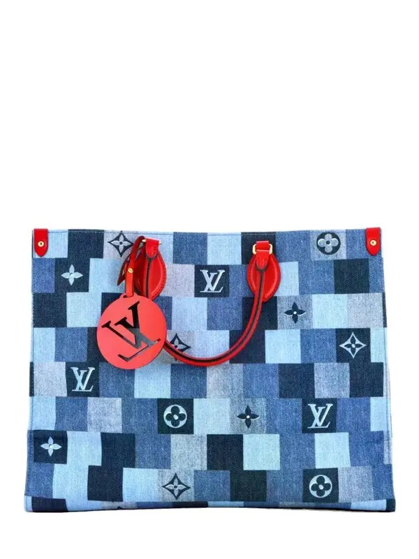 LOUIS VUITTON Onthego Gm Tote Bag - Blue