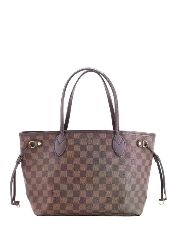 LOUIS VUITTON Damier Pm Tote Bag - Brown