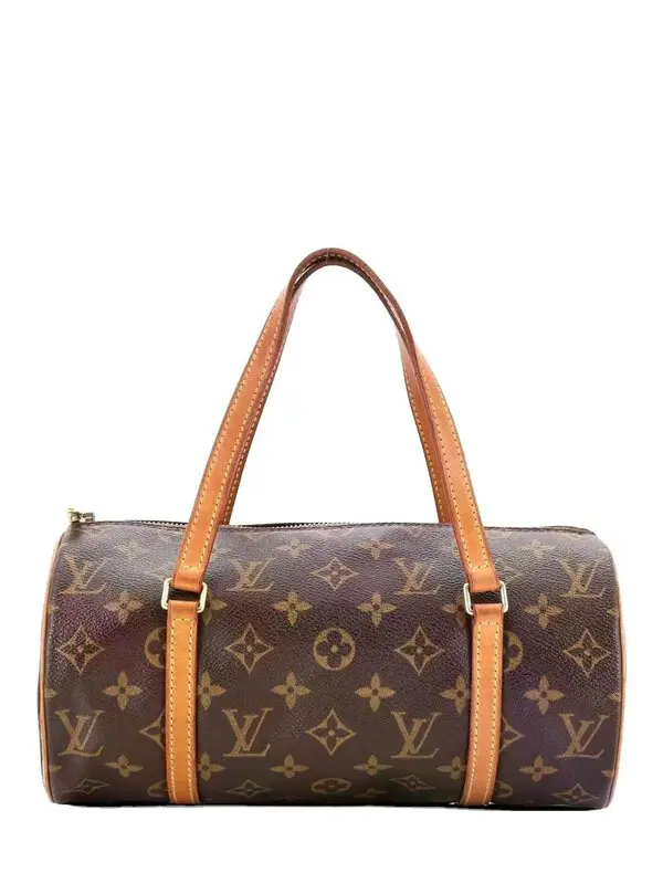 LOUIS VUITTON Papillon 26 Monogram Canvas Satchel - Brown