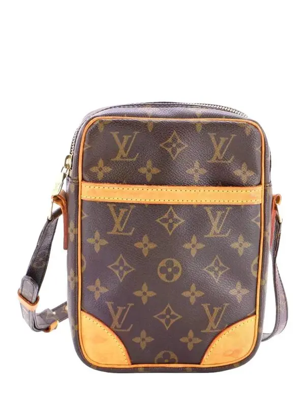LOUIS VUITTON Monogram Canvas Danube Crossbody Bag - Brown