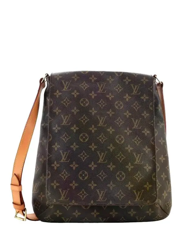 LOUIS VUITTON Musette Salsa Gm Monogram Canvas Handbag - Brown