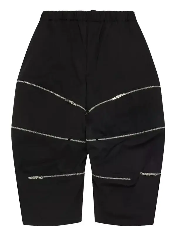 Comme Des Garçons Zip-detail Trousers - Black