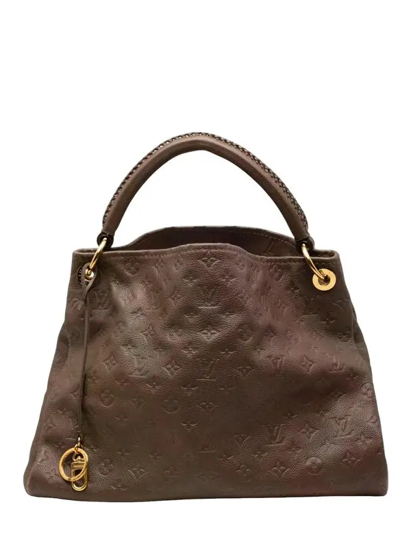 LOUIS VUITTON Monogram Empreinte Artsy Mm Hobo Bag - Brown