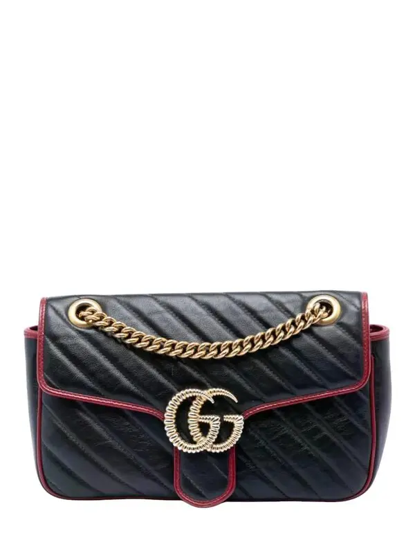 Gucci Gg Marmont Shoulder Bag - Black