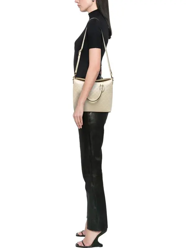 Gucci Fold Over Satchel - Brown