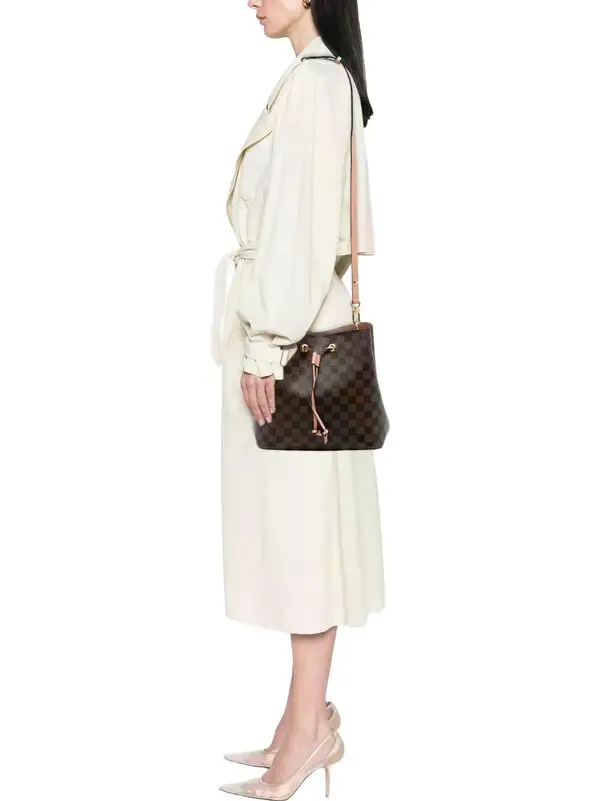 LOUIS VUITTON Damier Ebene Neonoe Mm Bucket Bag - Brown