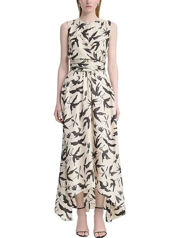 Altuzarra Penny Printed Maxi Dress - Tapioca Bird