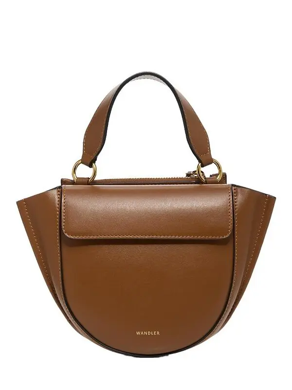 WANDLER Hortensia Mini Bag - Saddle Brown