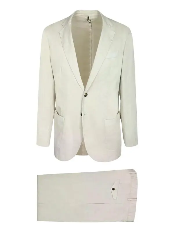 DELL'OGLIO Single-breasted Suit - Neutrals