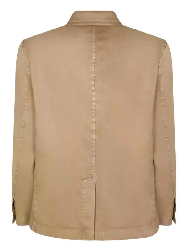 DELL'OGLIO Button-up Patch-pocket Shirt - Neutrals