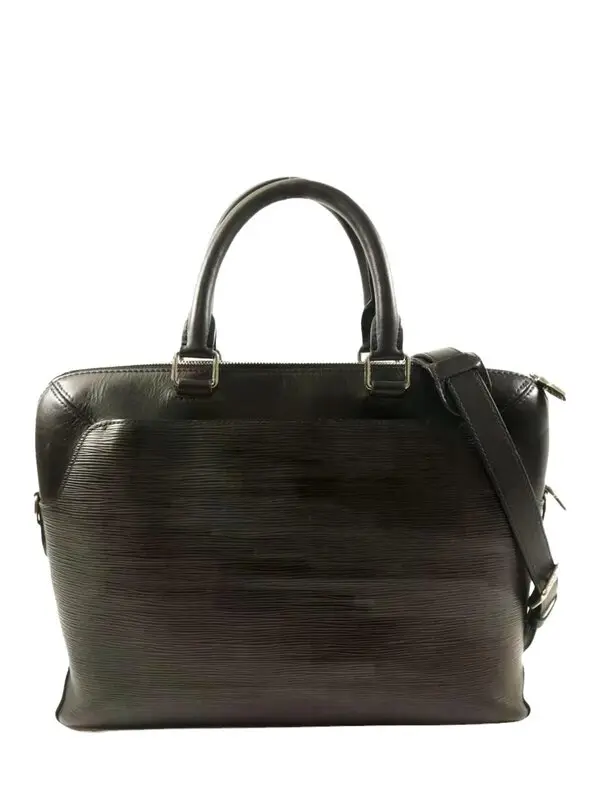 LOUIS VUITTON Oliver Briefcase Two-way Calfskin Tote Bag - Black