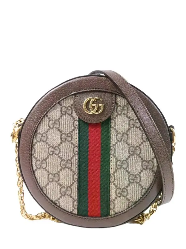 Gucci Ophidia Gg Crossbody Bag - Brown
