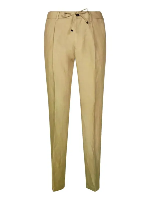 BERWICH Drawstring Pleated Trousers - Neutrals