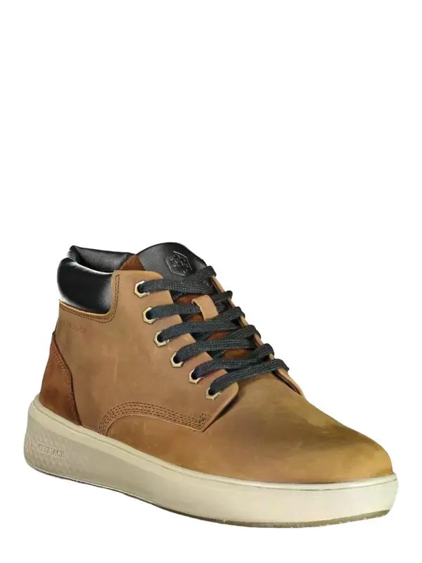 Timberland Lace-up Panelled Ankle Boots - Brown