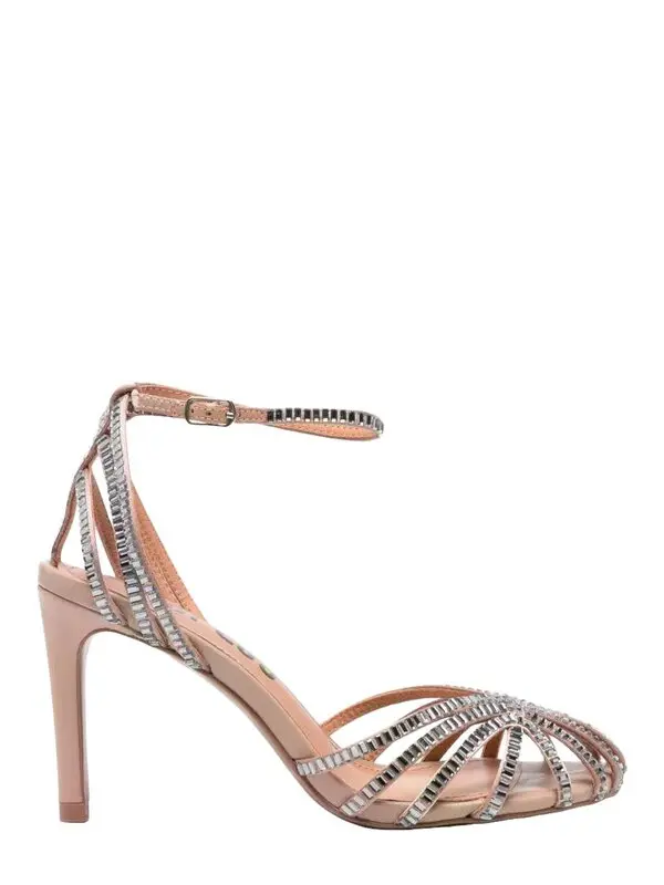 BIBI LOU Serabi Embellished Stiletto Sandals - Neutrals